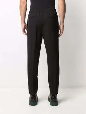 Givenchy Belted Wool Tailored Trousers