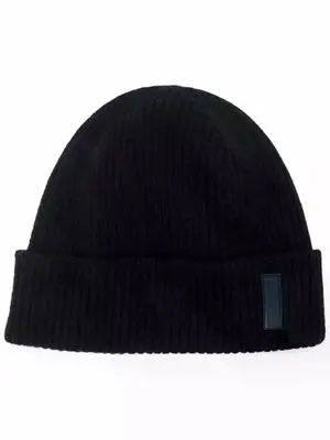 Giorgio Armani Cashmere-knit Beanie - Blue