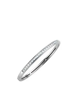 PRAGNELL 18kt White Gold Diamond Bangle - Silver