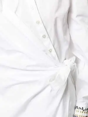 Ports 1961 Asymmetric-shirt Wrap Dress