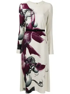 Ports 1961 Floral-print Midi-dress