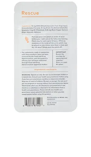 THE GOOD PATCH Rescue Plant Patch 4 Count - N,a
