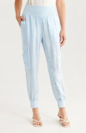 Cinq À Sept Cinq À Sept Giles Cropped Cargo Joggers Spring Sky Multi
