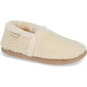 Minnetonka Dina Slipper - Cream Berber