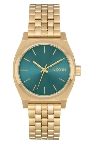 Nixon Nixon Medium Time Teller Bracelet Watch Gold/marsala/gold