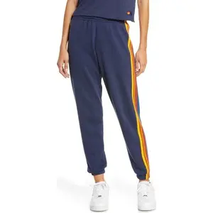 Aviator Nation Stripe Track Pants - Navy