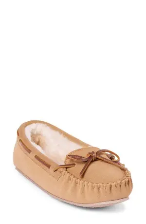 Minnetonka Cally Slipper - Cinnamon Suede
