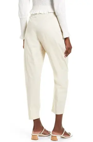 AMY LYNN Tapered Cotton Trousers