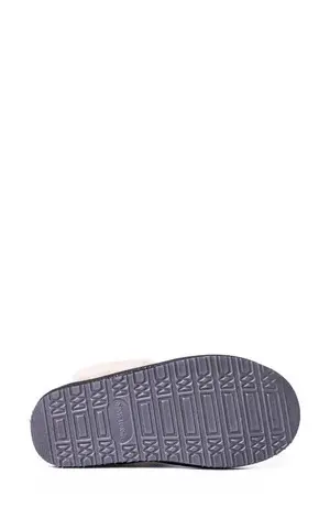 Minnetonka Chesney Mule Slipper - Charcoal Suede