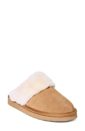 Minnetonka Chesney Mule Slipper - Cinnamon