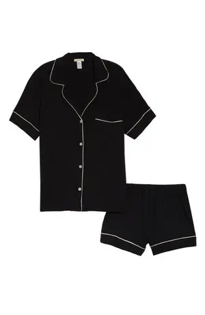 Eberjey Gisele Short Pajamas - Black