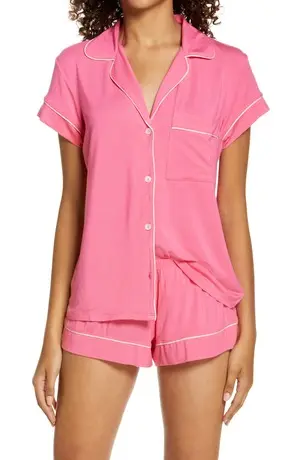 Eberjey Gisele Short Pajamas Bright Pink/ Bellini