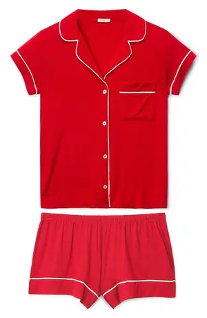 Eberjey Gisele Short Pajamas Haute Red