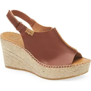 TONI PONS Lugano Espadrille Wedge Sandal - Nougat