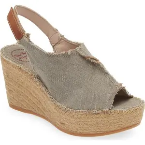 TONI PONS Lugano Espadrille Wedge Sandal - Pedra/stone