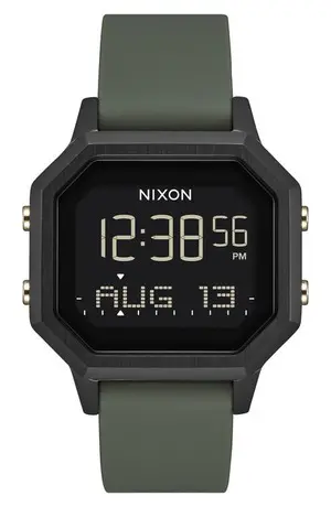 Nixon Nixon Siren Digital Watch Fatigue/ Black