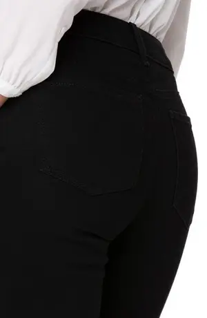 NYDJ Marilyn Straight Leg Jeans - Black