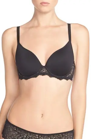 Simone Perele Caresse Underwire Plunge Bra - Black