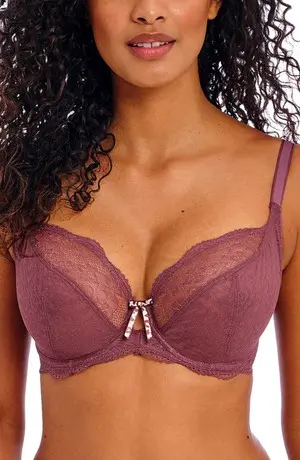 Freya Fancies Full Figure Underwire Plunge Bra Iced Mocha (imh)