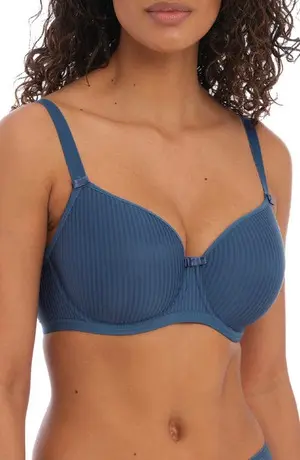 Freya Idol Underwire Balconette Bra Vintage Denim