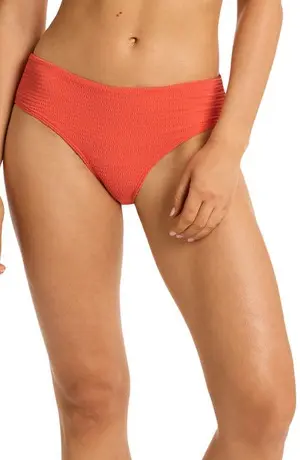 SEA LEVEL Mid Bikini Bottom - Flame