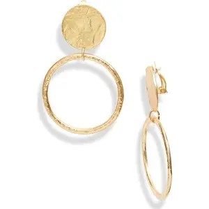 KARINE SULTAN Clip-on Drop Earrings - Gold