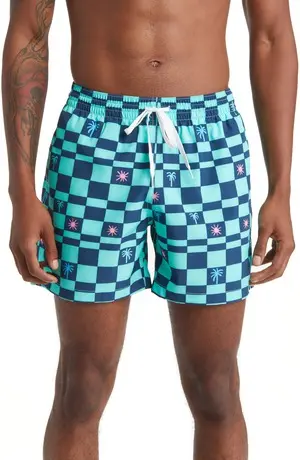 CHUBBIES 5.5-inch Swim Trunks Great Checks