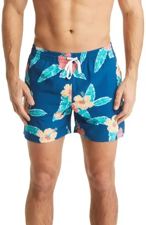 CHUBBIES 5.5-inch Swim Trunks The Floral Reefs
