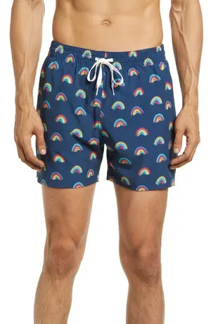 CHUBBIES 5.5-inch Swim Trunks The Rainbow Roads