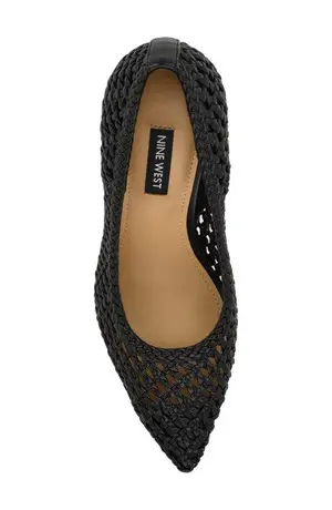 Nine West Tatiana Stiletto Pumps - Black Woven