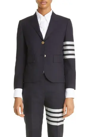 Thom Browne Straight Hem Jackets For Women