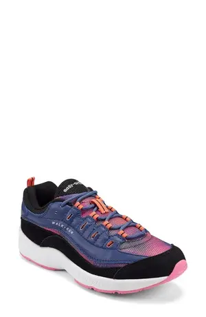 Easy Spirit Easy Spirit Romy Lace-Up Sneaker Black Tiedye