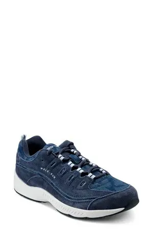 Easy Spirit Romy Lace-up Sneaker - Medium Blue