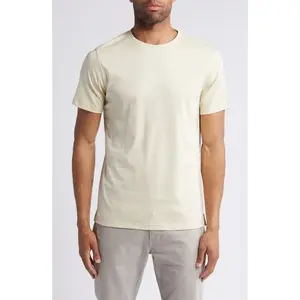 Robert Barakett Georgia Pima Cotton T-shirt Bark Yellow
