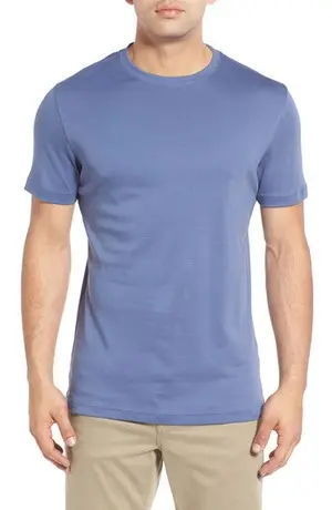 Robert Barakett Georgia Pima Cotton T-shirt Coastal Blue