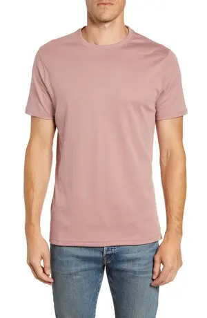 Robert Barakett Georgia Pima Cotton T-shirt Coral Tulip