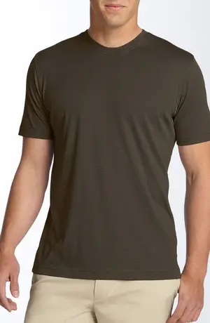 Robert Barakett Georgia Pima Cotton T-shirt Dark Olive