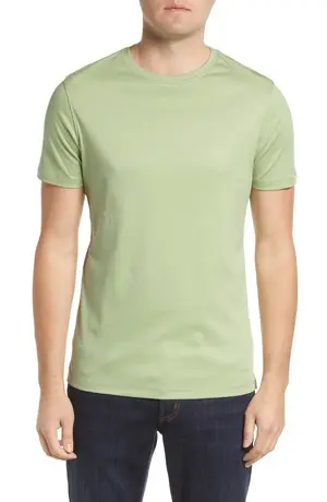 Robert Barakett Georgia Pima Cotton T-shirt Foam Green