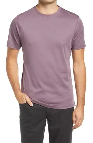 Robert Barakett Georgia Pima Cotton T-shirt Frosty Mauve