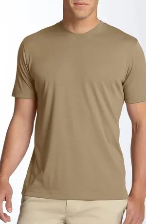 Robert Barakett Georgia Pima Cotton T-shirt Light Tan