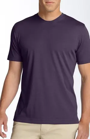 Robert Barakett Georgia Pima Cotton T-shirt Mauve