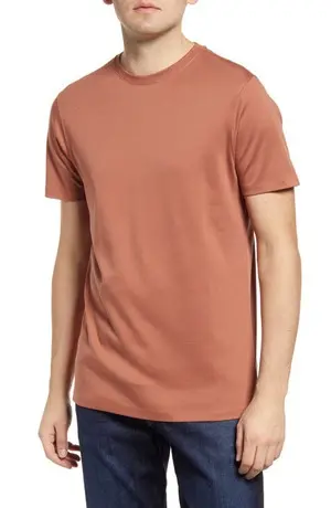 Robert Barakett Georgia Pima Cotton T-shirt Orange Leaf