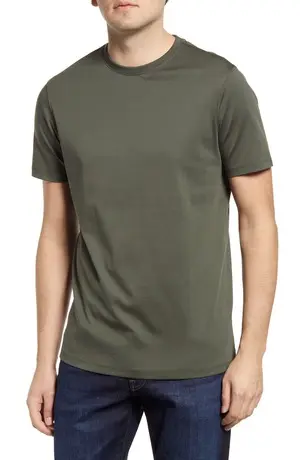 Robert Barakett Georgia Pima Cotton T-shirt Pimento Olive