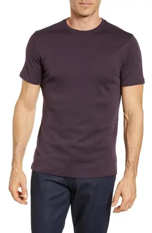 Robert Barakett Georgia Pima Cotton T-shirt Plum Jam