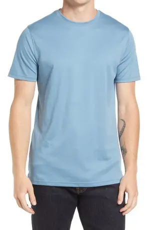 Robert Barakett Georgia Pima Cotton T-shirt Provincial Blue