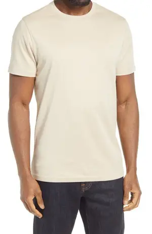 Robert Barakett Georgia Pima Cotton T-shirt Soft Beige