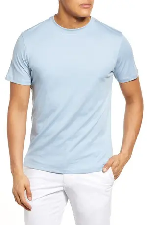 Robert Barakett Georgia Pima Cotton T-shirt Soft Chambray