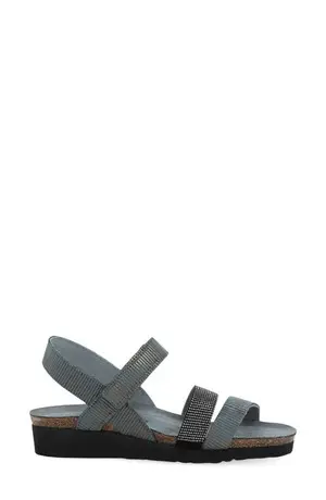 Naot Krista Sandal - Graphite Stripe/black