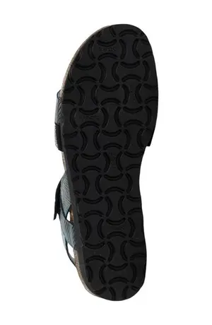 Naot Krista Sandal - Graphite Stripe/black