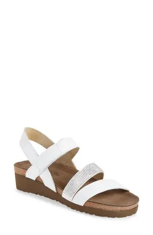 Naot Krista Sandal - White Leather